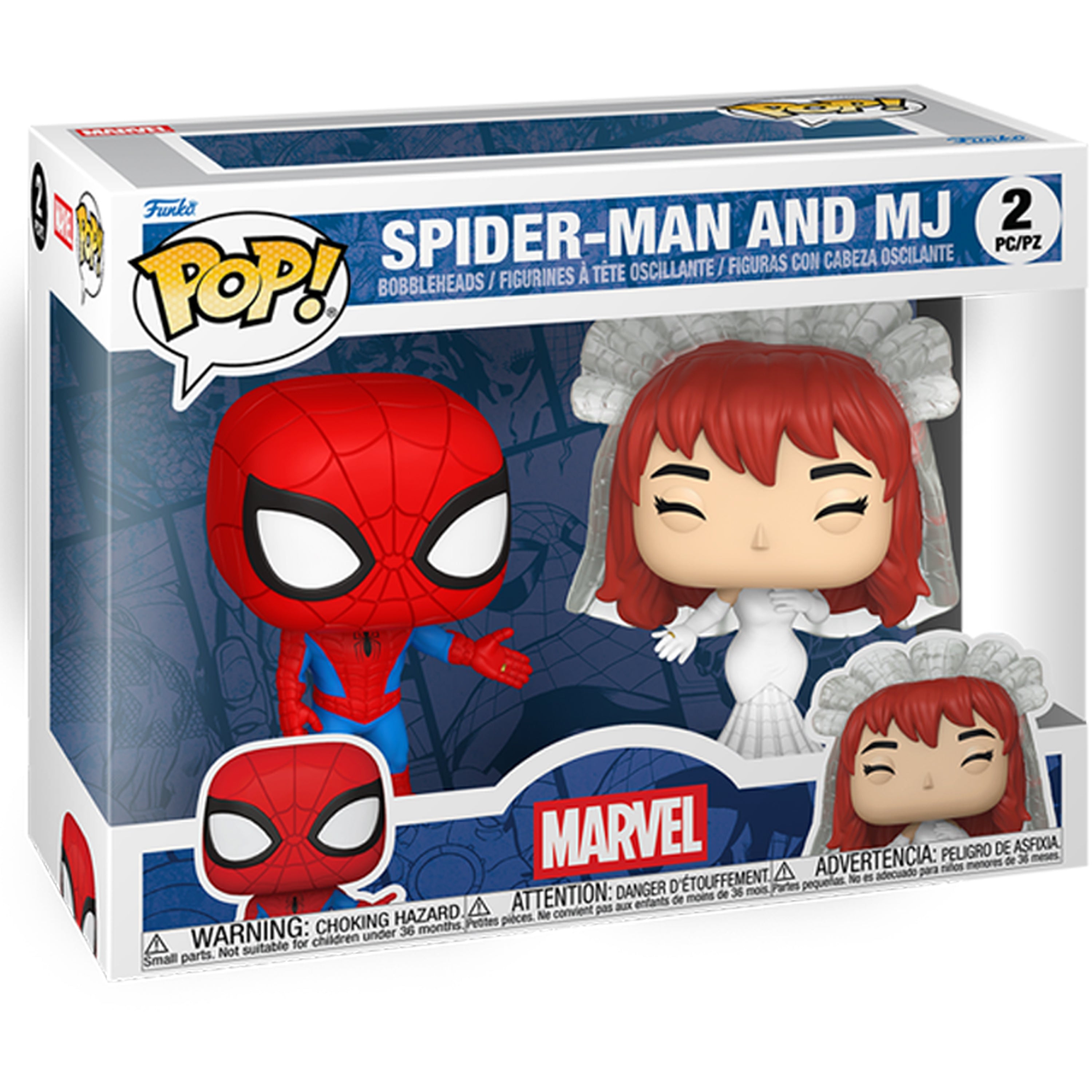 Pop! Marvel: Superhero Couples- Spider-man and MJ 2pk – Fandom