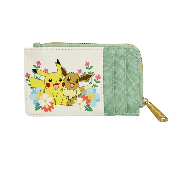 Loungefly! Wallet: Pokemon Pikachu and Eevee Floral Wallet – Fandom