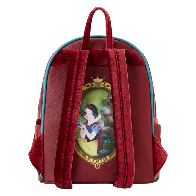 Loungefly! Leather: Disney Snow White Evil Queen Throne Mini Backpack ...