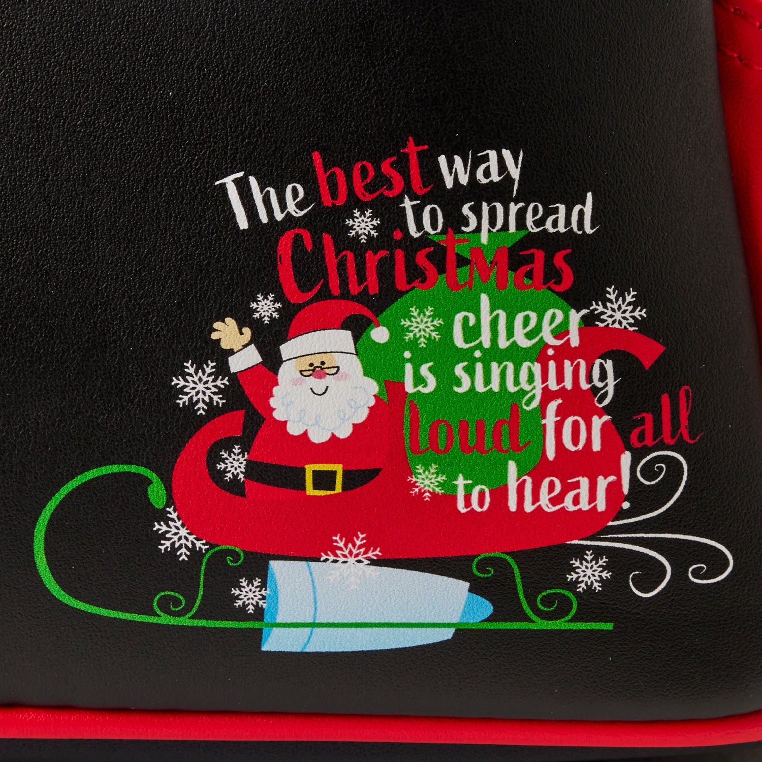 Loungefly! Leather: Elf Clausometer Light Up Mini Backpack – Fandom