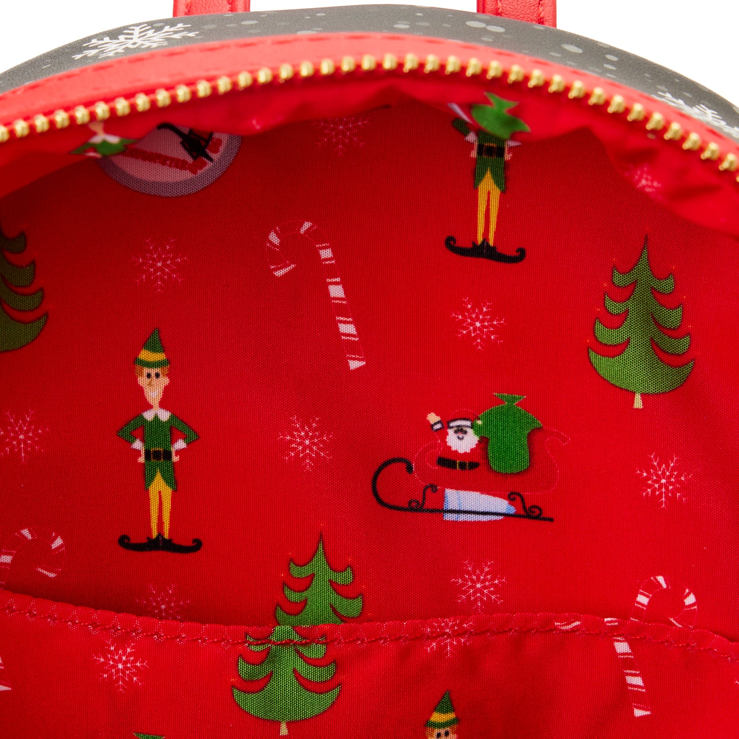 Loungefly! Leather: Elf Clausometer Light Up Mini Backpack – Fandom