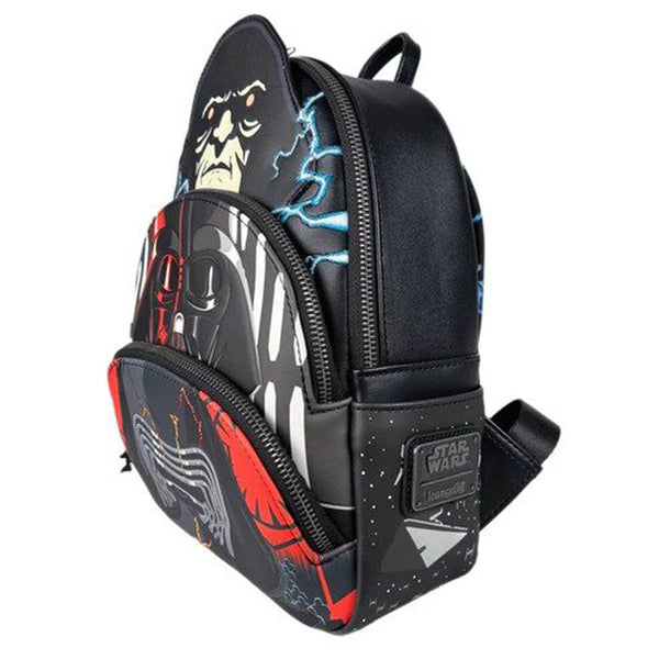 Loungefly! Leather: Star Wars Dark Side Sith Mini Backpack – Fandom