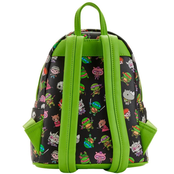 Loungefly! Leather: Teenage Mutant Ninja Turtle Sewer Cap All-Over-Pri ...