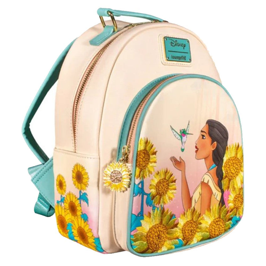 Loungefly! Leather: Disney Pocahontas Sunflower Mini Backpack – Fandom