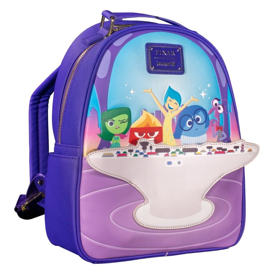 Loungefly! Leather: Disney Pixar Inside Out Character Mini Backpack ...